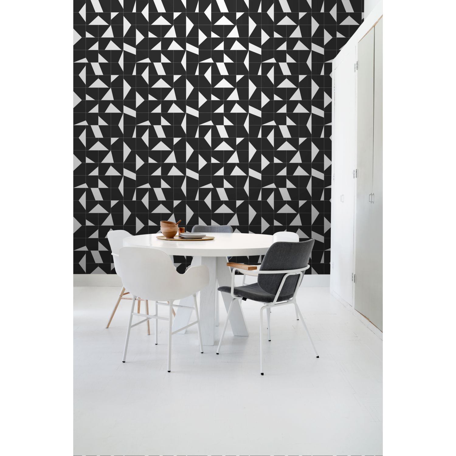 Carta da parati Esta B&W Cubic bianco e nero, 53 cm x 10.05 m | Leroy ... Carta da parati Esta B&W Cubic bianco e nero, 53 cm x 10.05 m | Leroy ...
